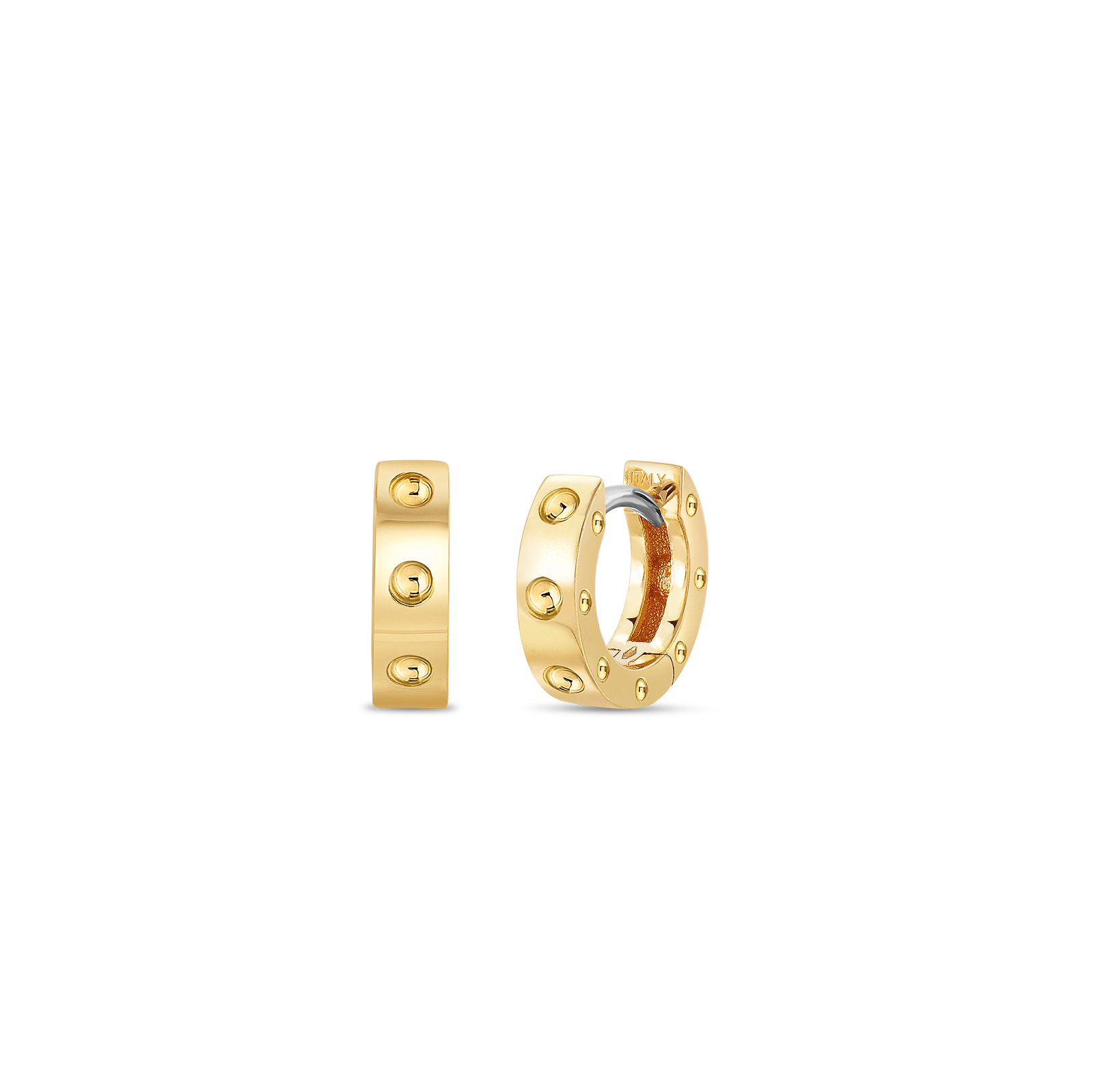 18K YELLOW GOLD POIS MOI SYMPHONY HOOP EARRING – Jackson Jewelers