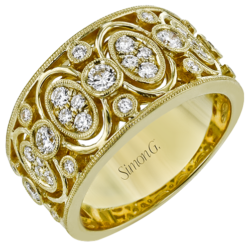 Vintage Diamond Wide Band Fashion Ring – Jackson Jewelers