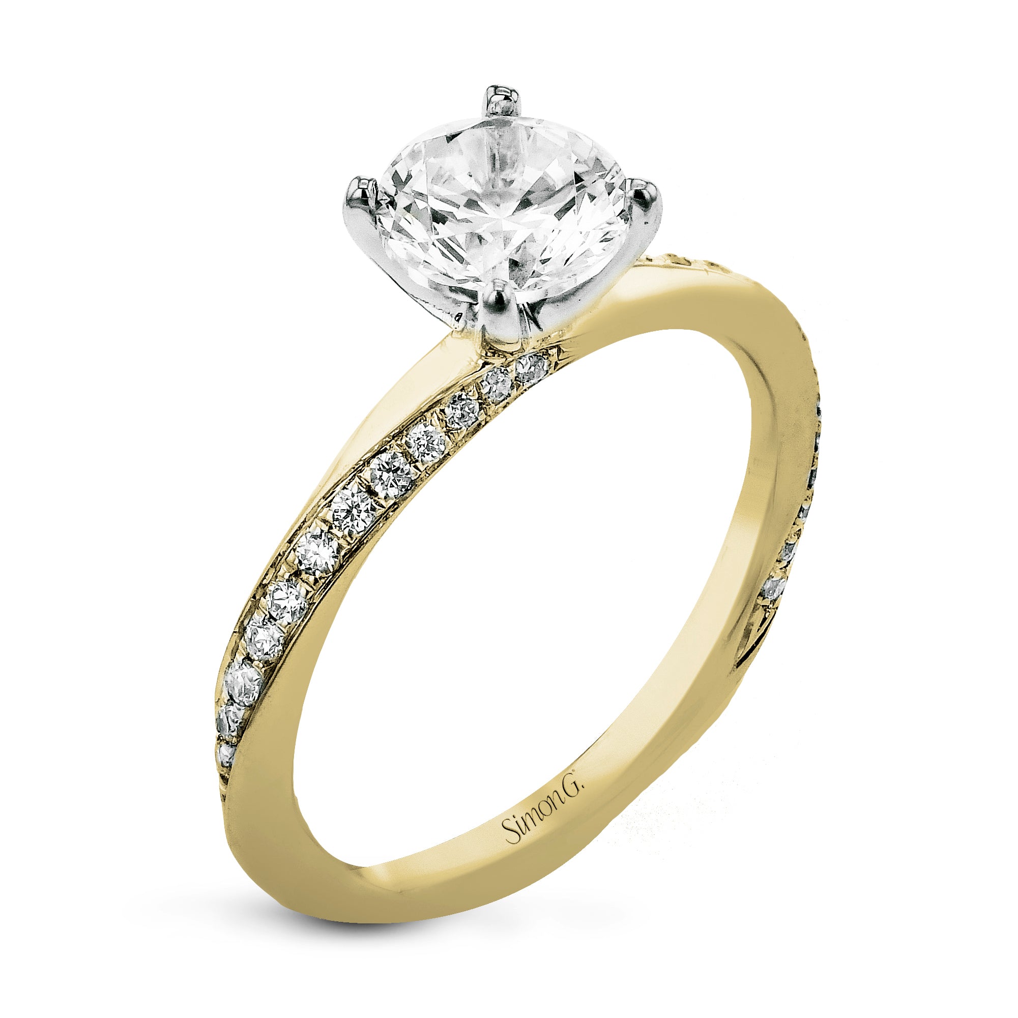 Diamond Twist Band Engagement Ring – Jackson Jewelers